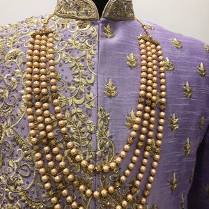 Mens Wedding Wear Embroidered Sherwani Set | Sherwani for Men | Mens ...