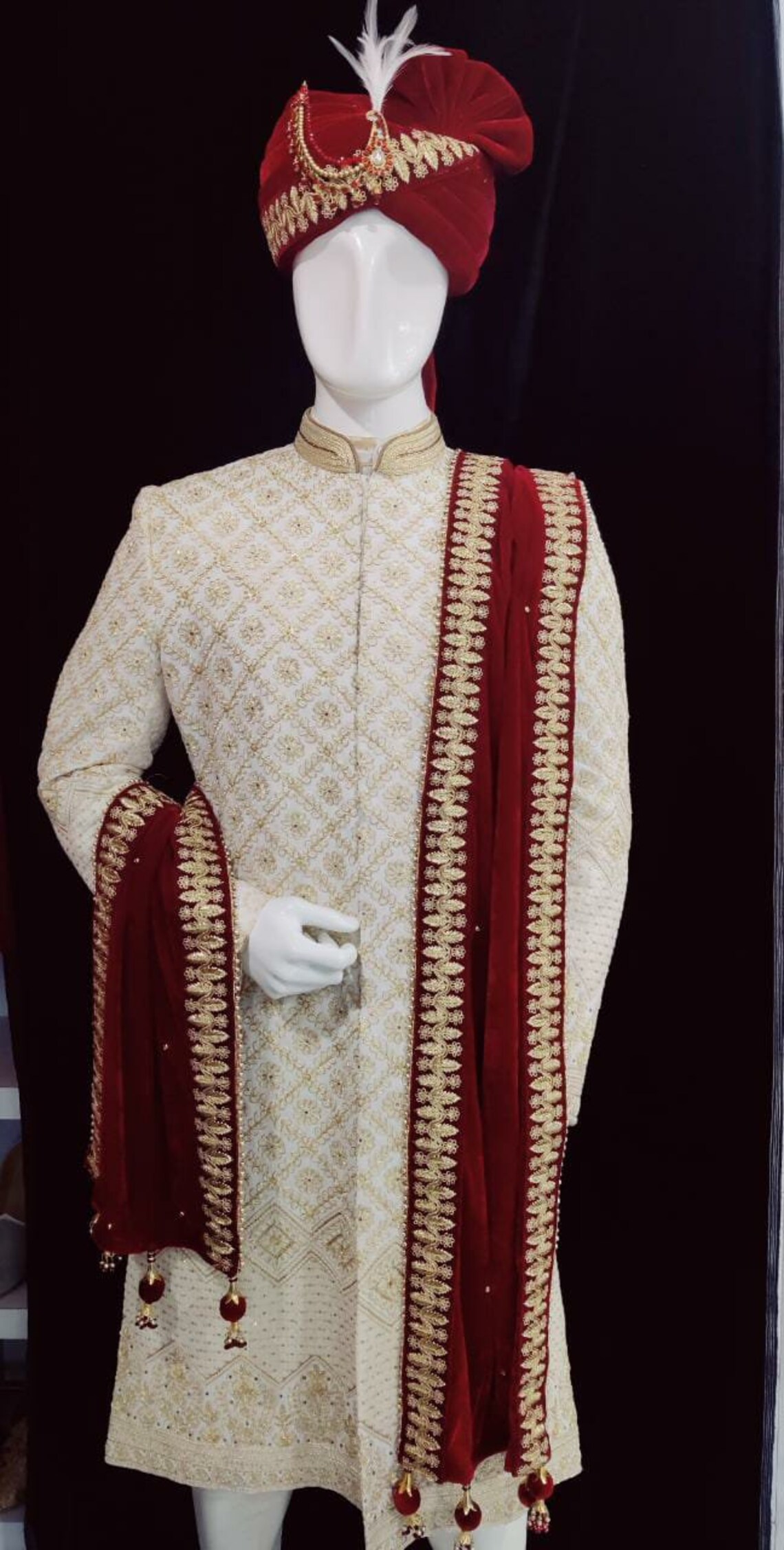 Wedding Turban Safa for Indian Wedding Royal Wedding Safa - Etsy