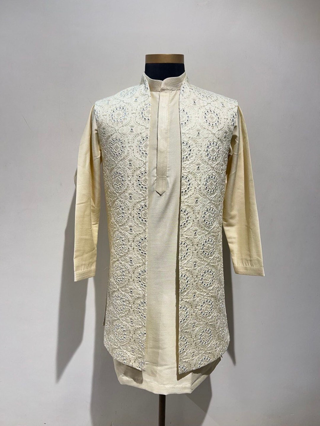 CUSTOM MADE Long Nehru Jacket for Man Bandi for Men Nehru - Etsy