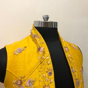 CUSTOM MADE Long Nehru Jacket for Man, Bandi for Men, Nehru Jacket for ...
