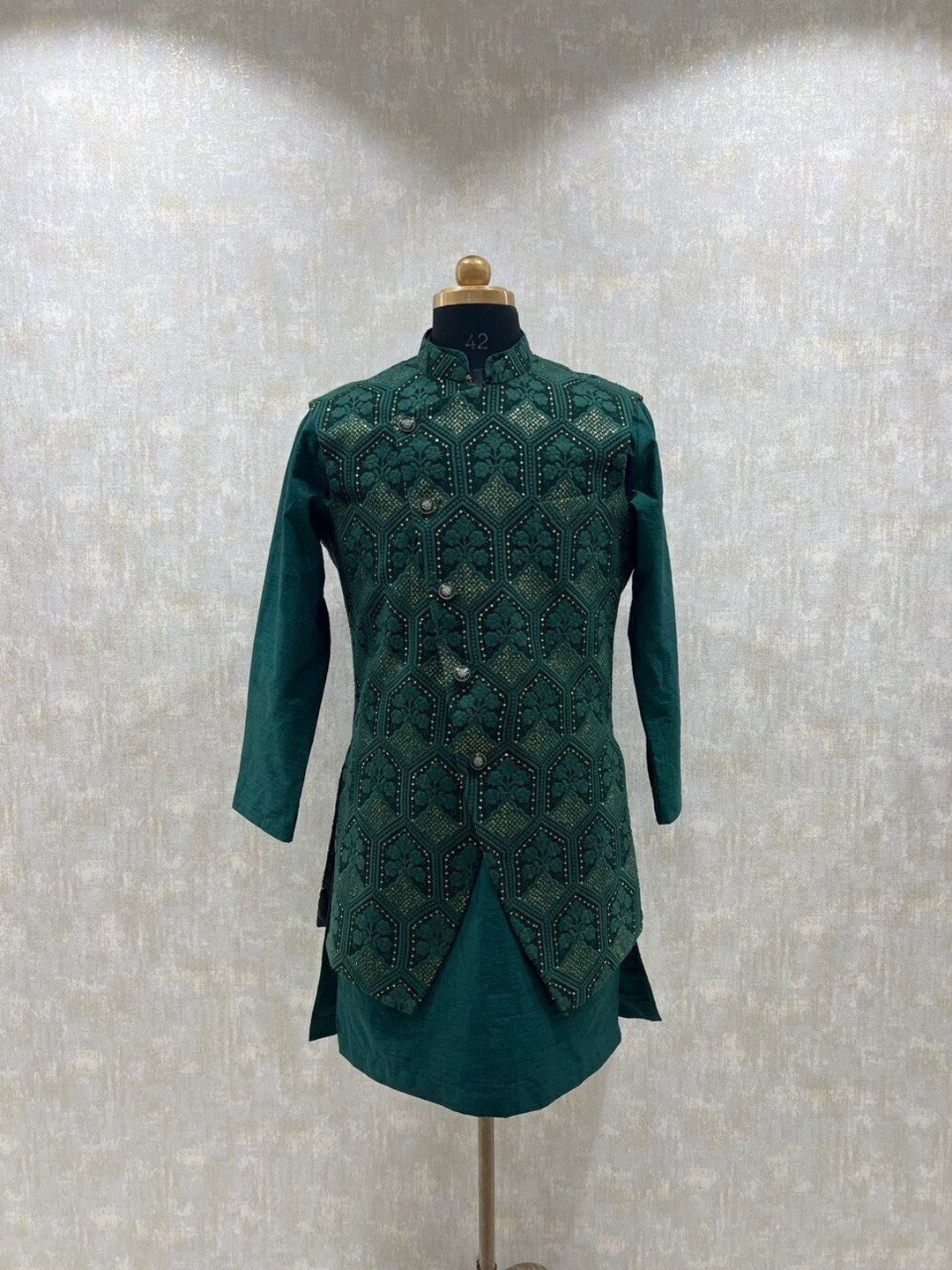CUSTOM MADE Long Nehru Jacket for Man, Bandi for Men, Nehru Jacket for ...