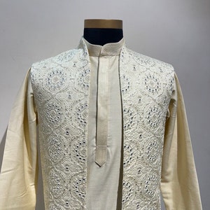 CUSTOM MADE Long Nehru Jacket for Man, Bandi for Men, Nehru Jacket for ...