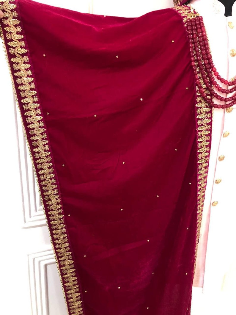 Mens Wedding Wear Self Textured Sherwani Turban & Shawl | Etsy