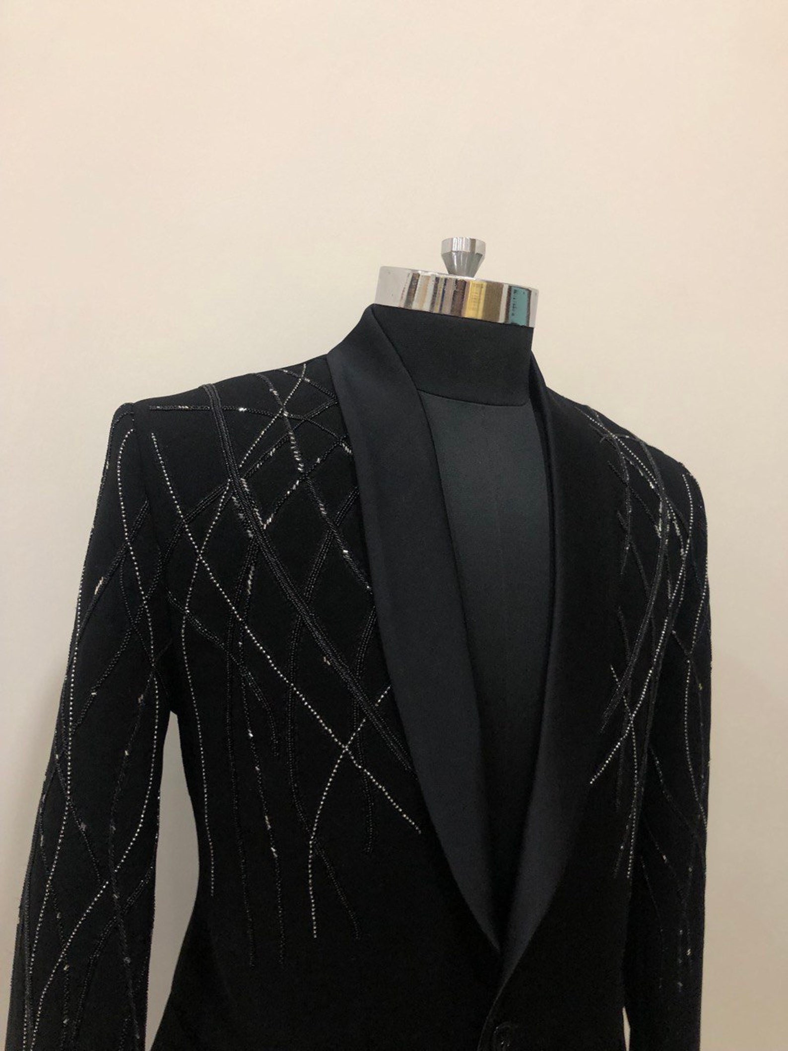 Hand Embroidered Fancy Tuxedo Suit for Men Wedding Wear - Etsy