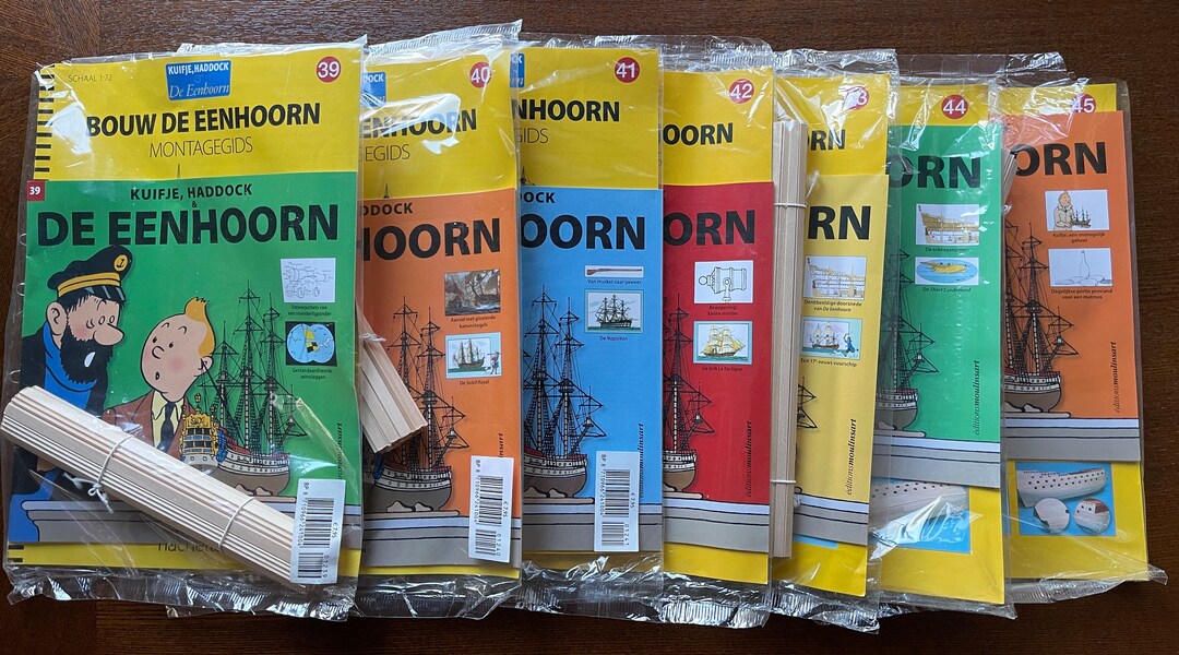 TINTIN TINTIN Building Kit the Unicorn 2012 - Etsy