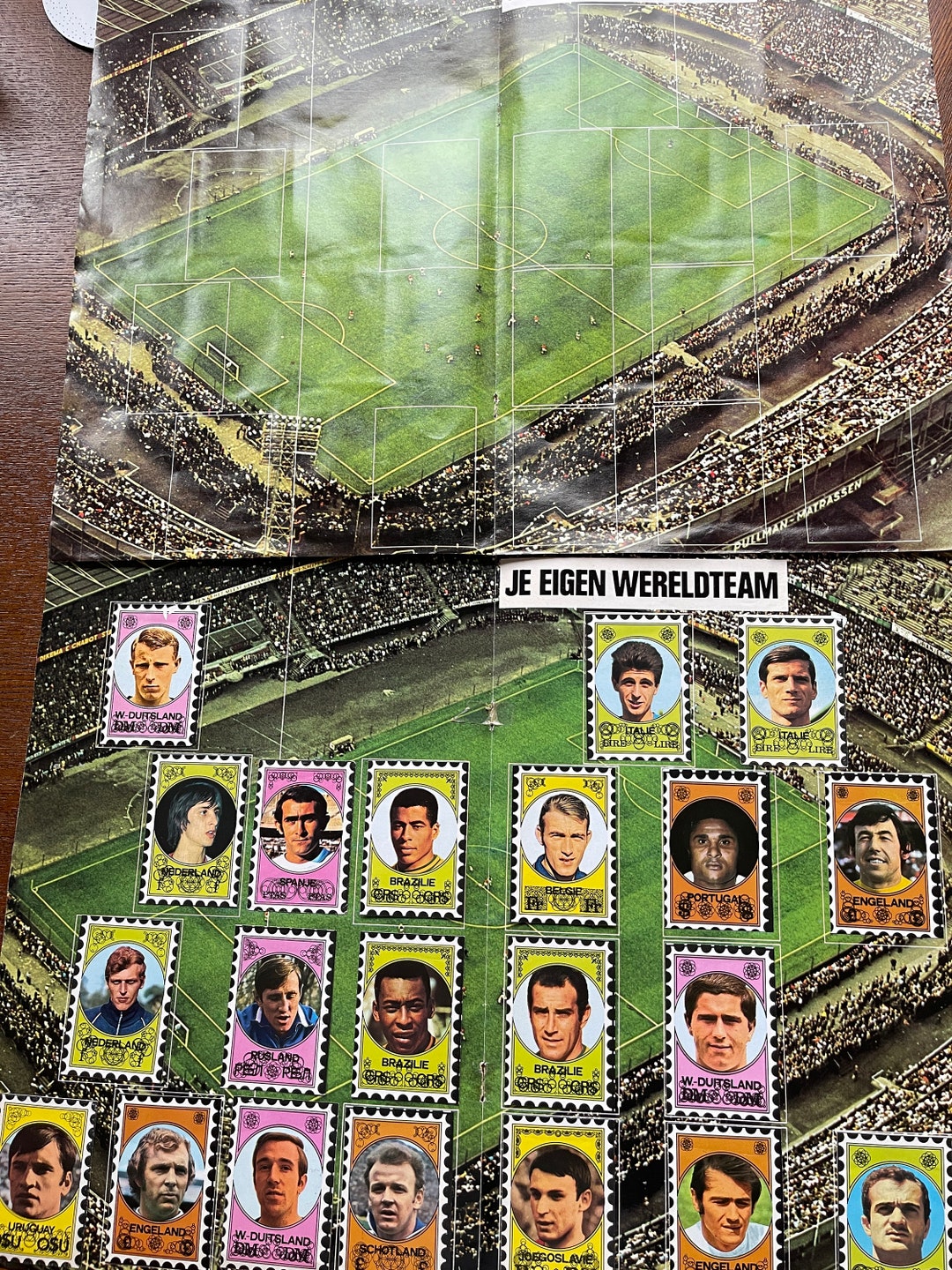 Poster 70s Best Players Pele Cruyff Eusebio - Etsy