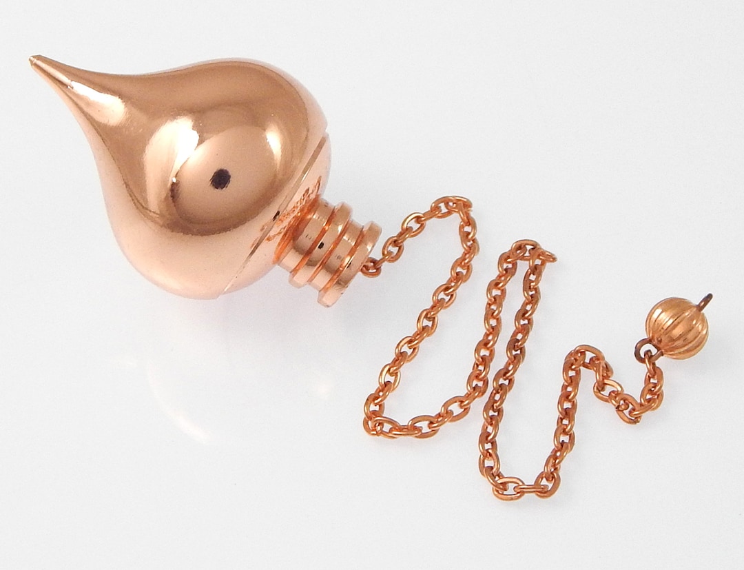 Natural Whirligig Shape Copper Metal Pendulum, Openable Beautiful ...