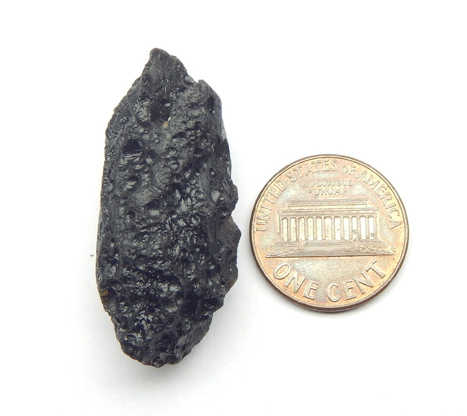 SALE Black Tektite Rough Meteorite Stone 35x15 Mm Size Stone - Etsy