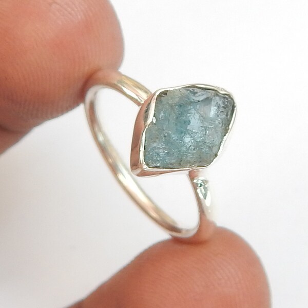 Rough Gemstone Ring - Etsy