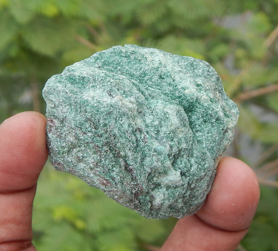 Fuchsite Raw Mineral, Chrome Mica Rough, Fuchsite Rock, Metaphysical ...