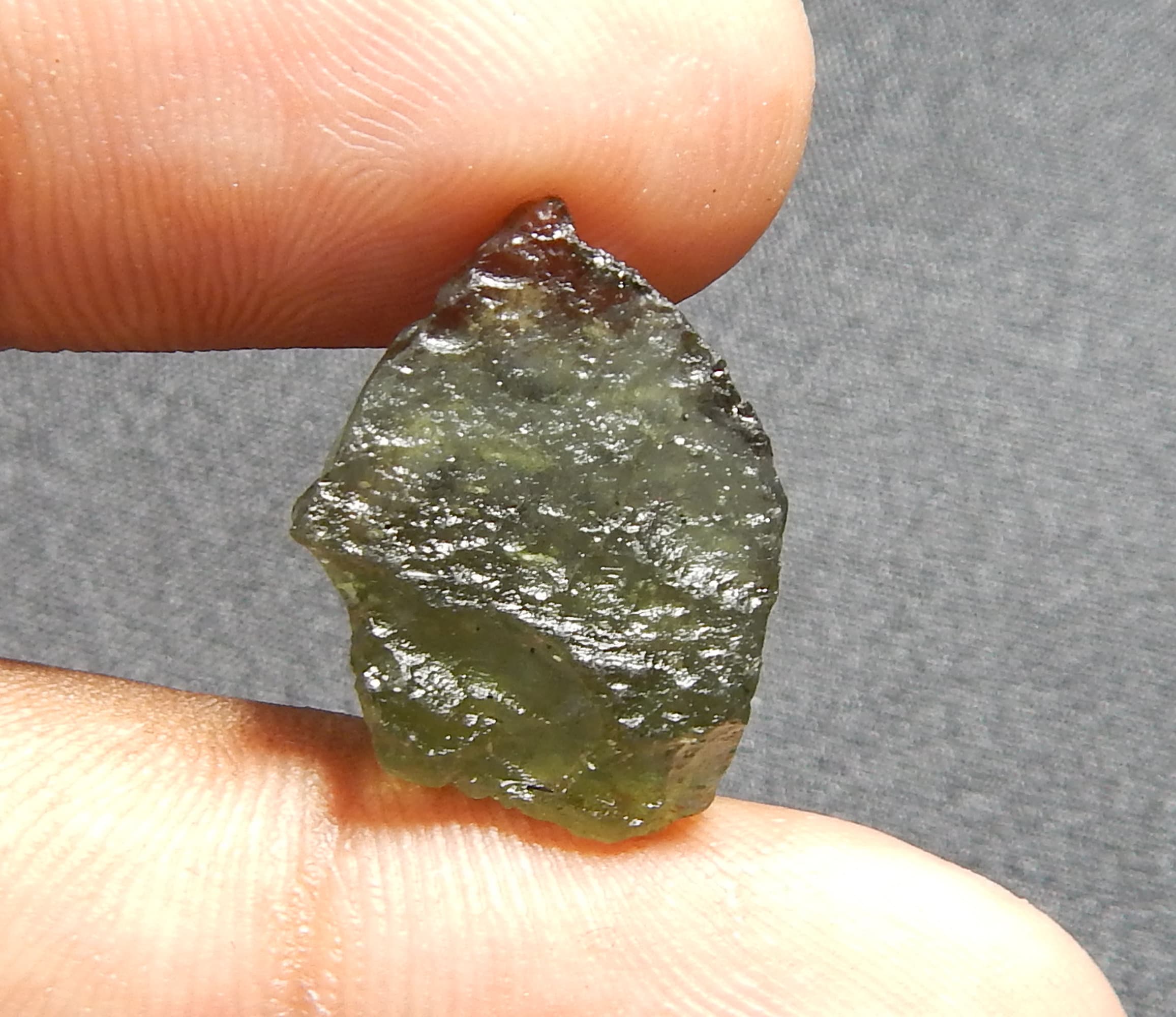 Moldavite Rough Stone 18x8x4mm Size Moldavite Stone 1.45 | Etsy
