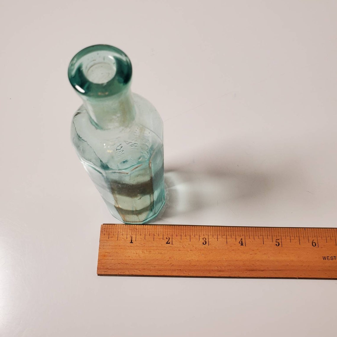 Vintage Carbona Products Co. Bottle Aqua Color Glass Cork Top Antique ...