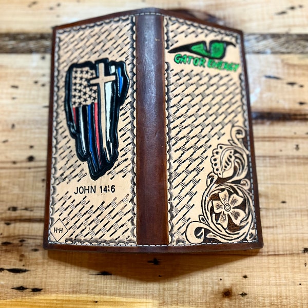 Leather Tally Book Cover - Etsy