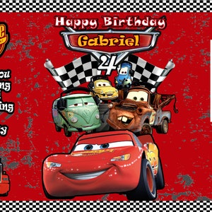 Cars Birthday Party Favor Chip Bag (digital Download) - Etsy