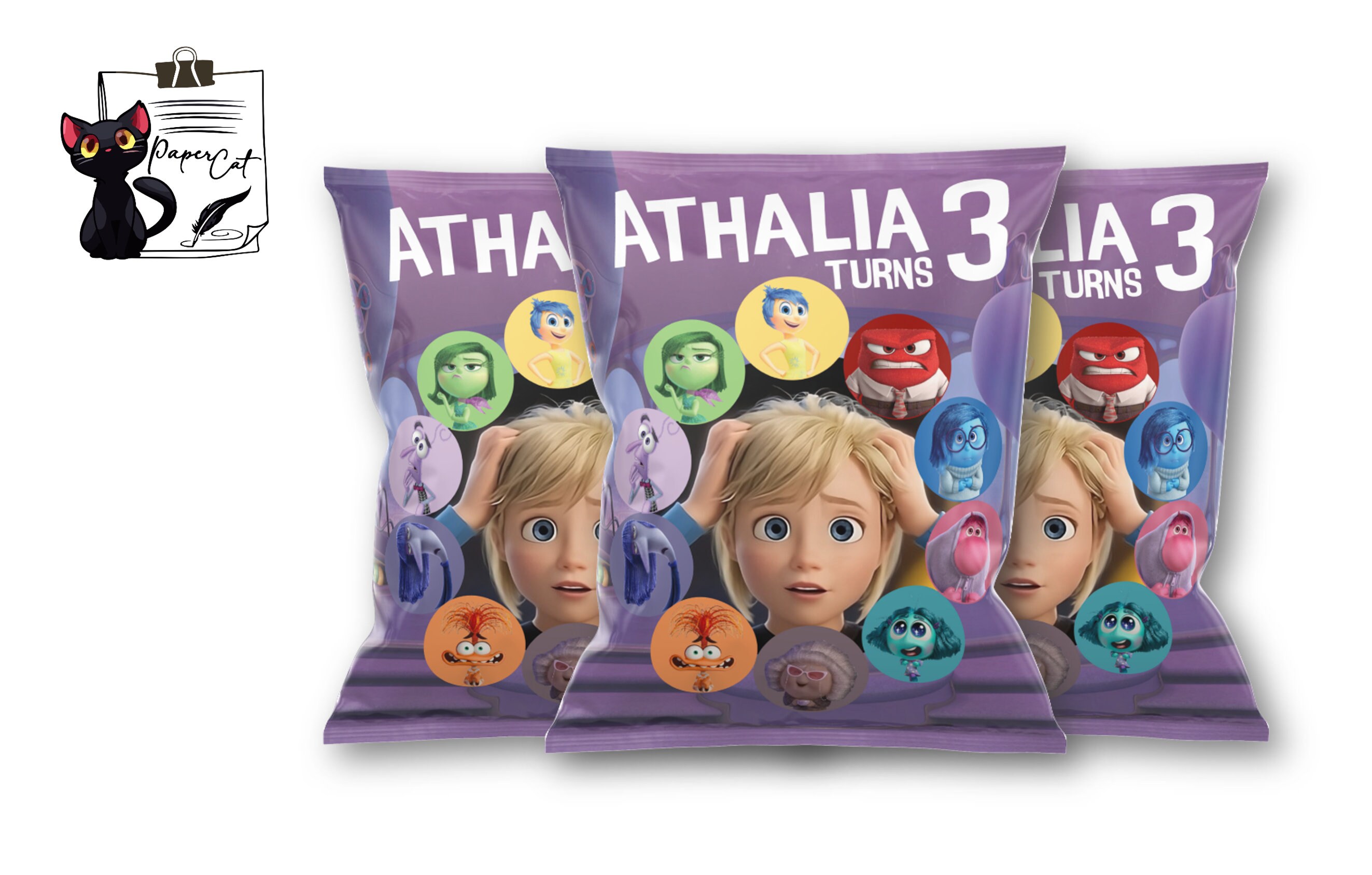 Inside OUT 2 Printable Chip Bag, Inside OUT 2 Party Loots, Inside OUT 2 ...