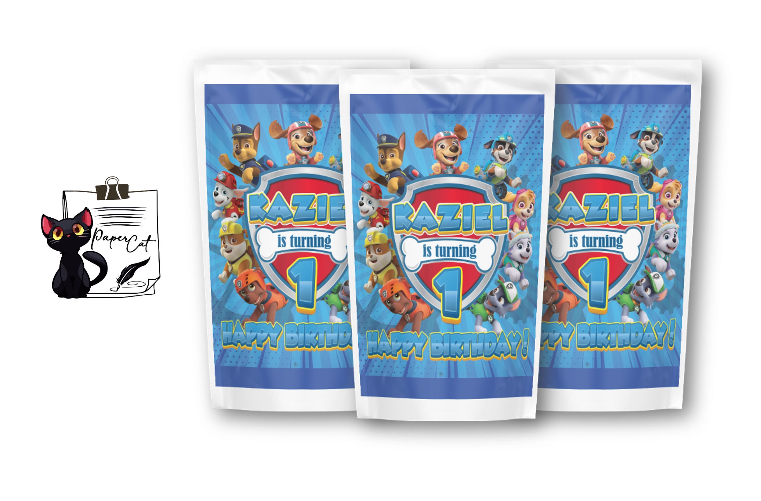 Paw Patrol Juice Label, Paw Patrol Birthday Theme and Paw Patrol Party ...