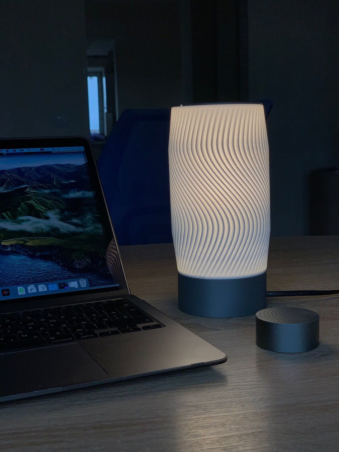 Nightstand Accent Light, 3D Printed Table Lamp for Every Atmosphere, 3D ...