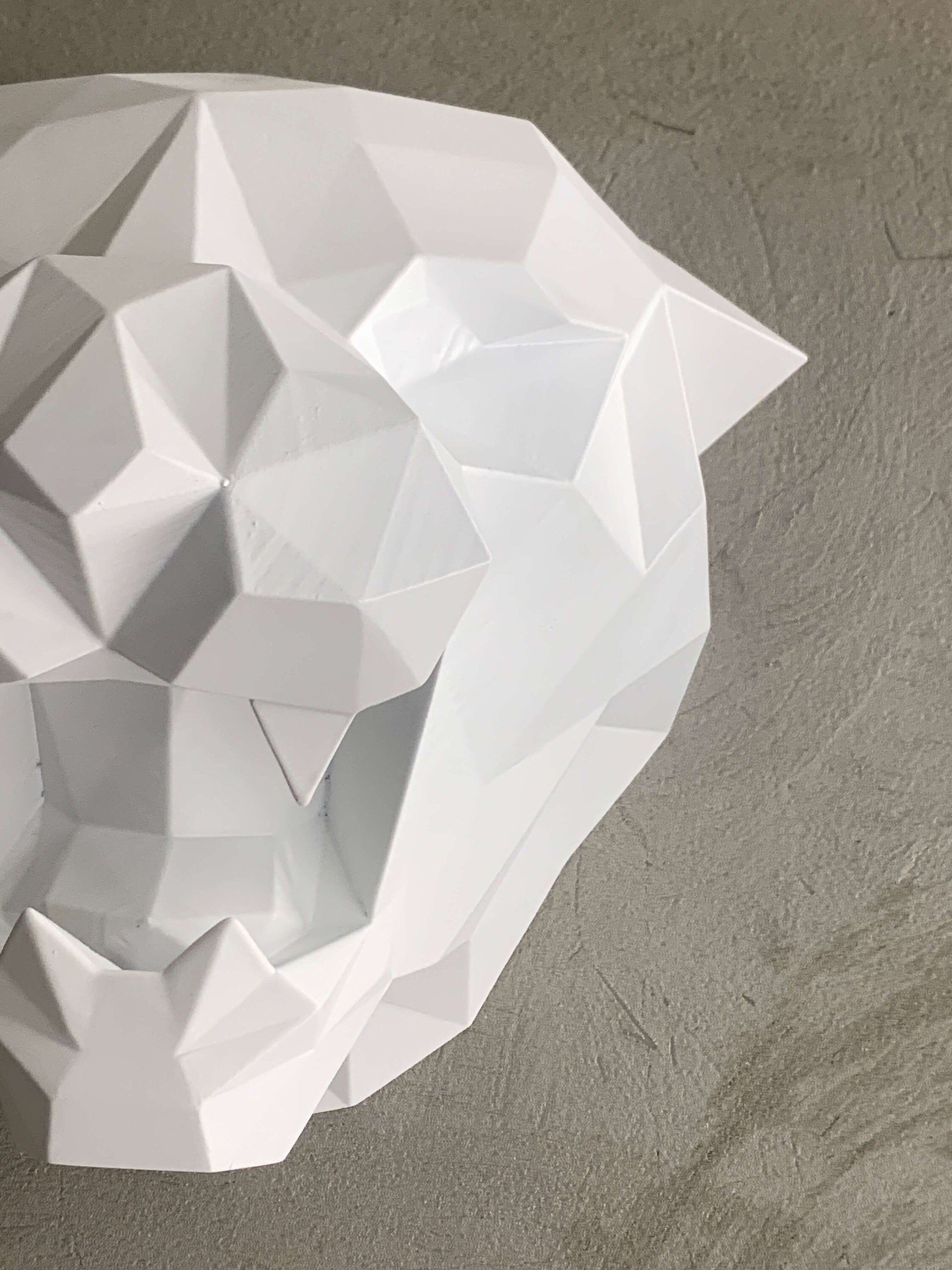 Tiger Bust Sculpture 3D Printed Plastic Tiger Head Animal - Etsy