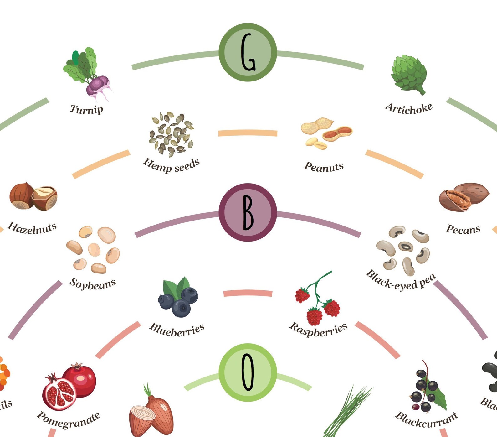 G-BOMBS - Cancer Fighting Foods - Nutrition & Health Infographic Poster ...