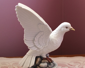 White Dove Figurine - Etsy