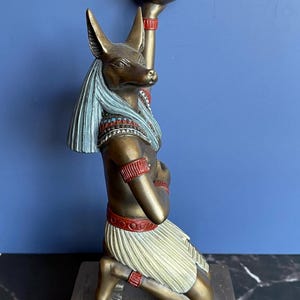 Large Egyptian Anubis Statue - Pacific Giftware - Etsy