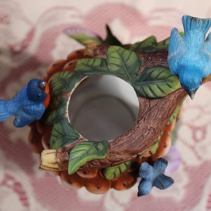 MINT Partylite Bluebird and Hummingbird Tealight Candle Holder - Etsy