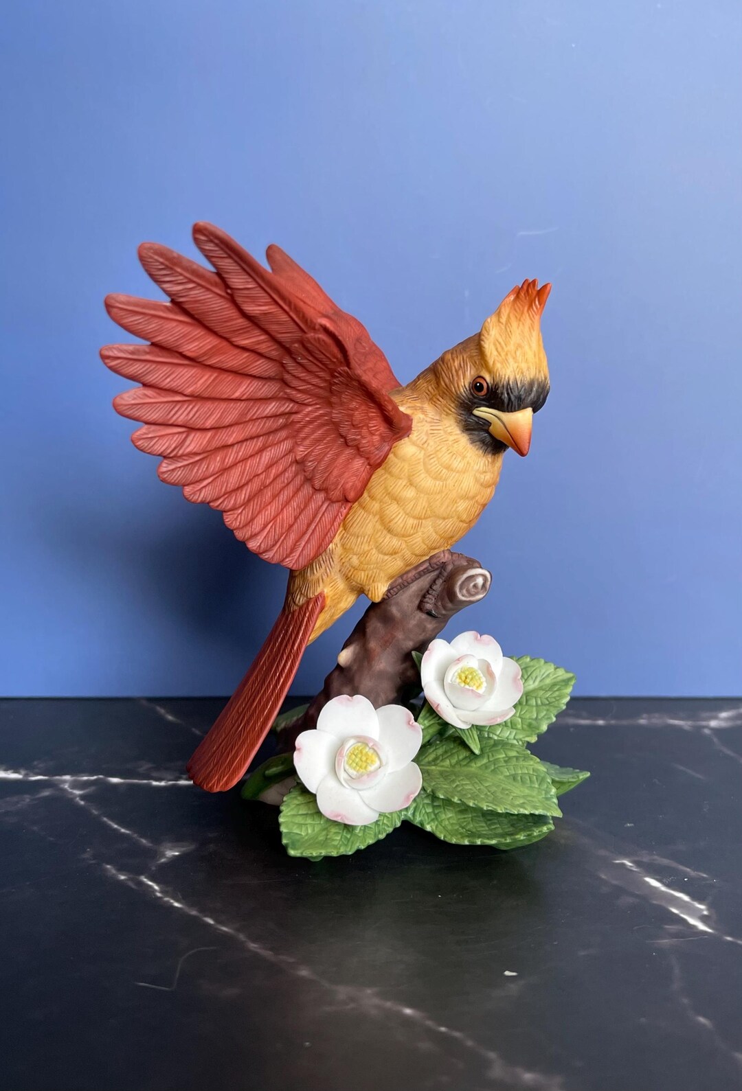 MINT Vintage Female Cardinal Porcelain Lenox Figurine IOB With COA - Etsy