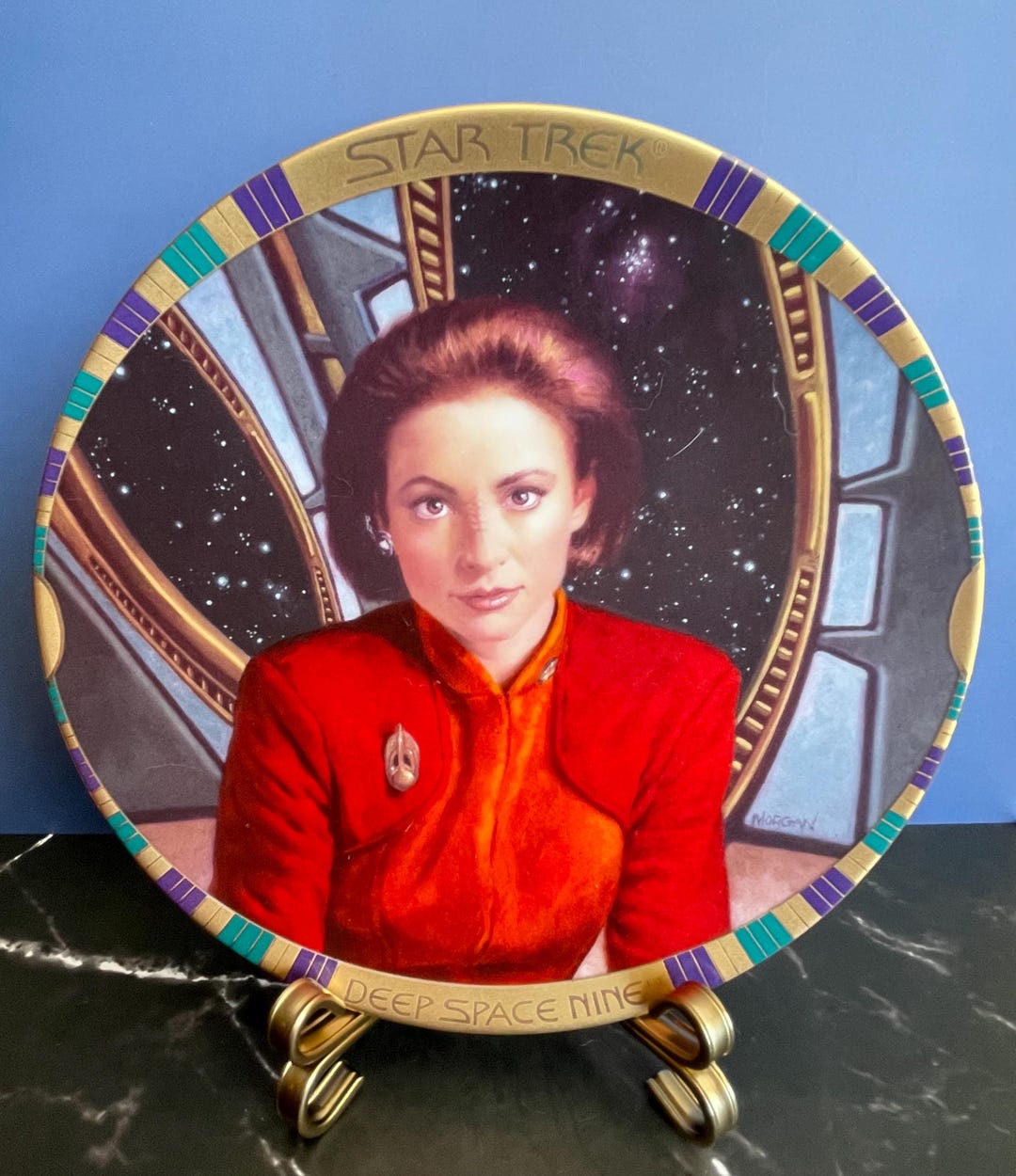 Major Kira Nerys Star Trek Deep Space Nine Collector Plate With COA - Etsy