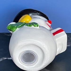 Adorable Vintage Lefton Snowman Salt or Pepper Shaker Festive Winter ...