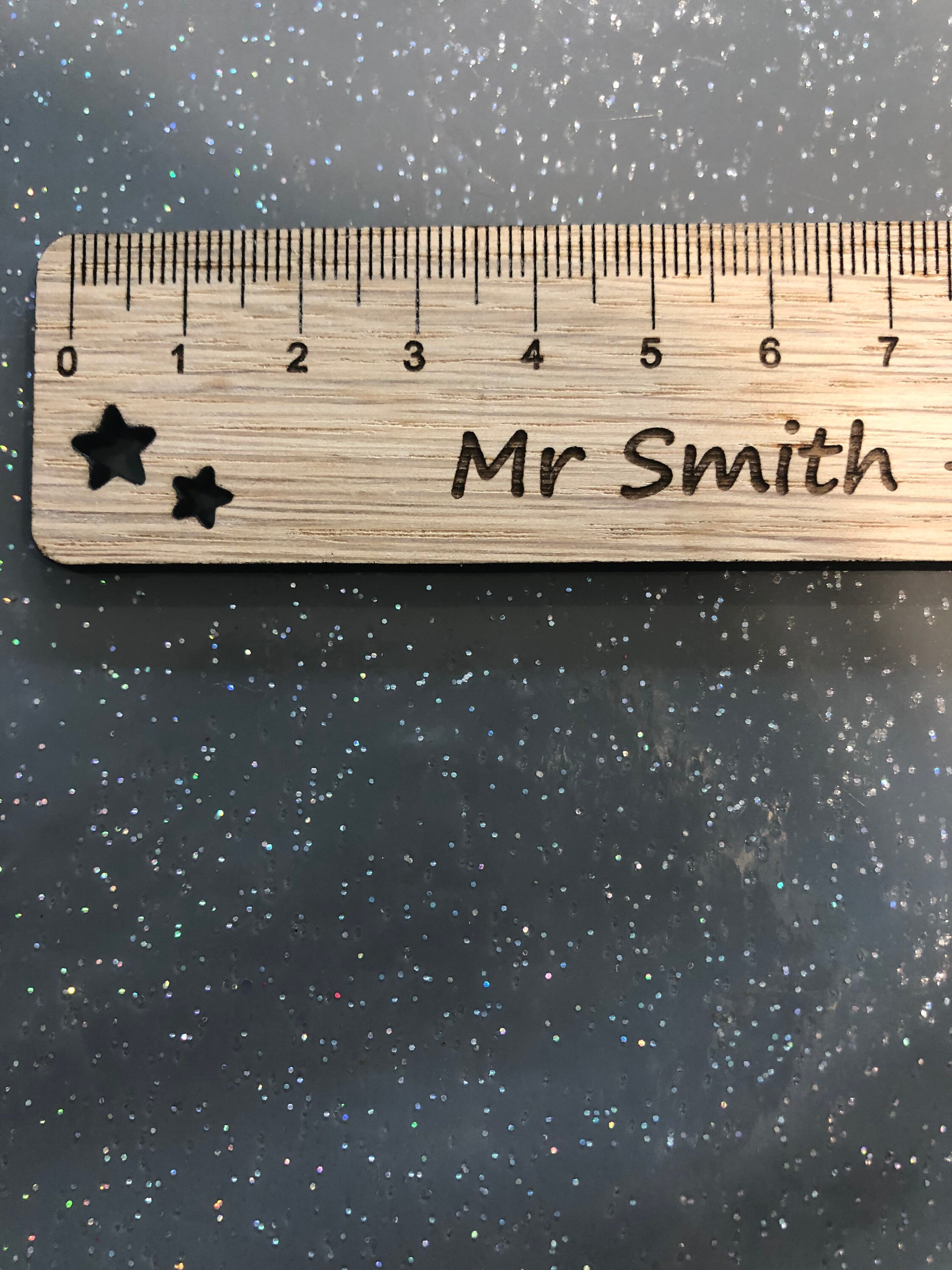 Personalised Wooden Ruler for Teacher. Thank You Teacher Gift. - Etsy UK