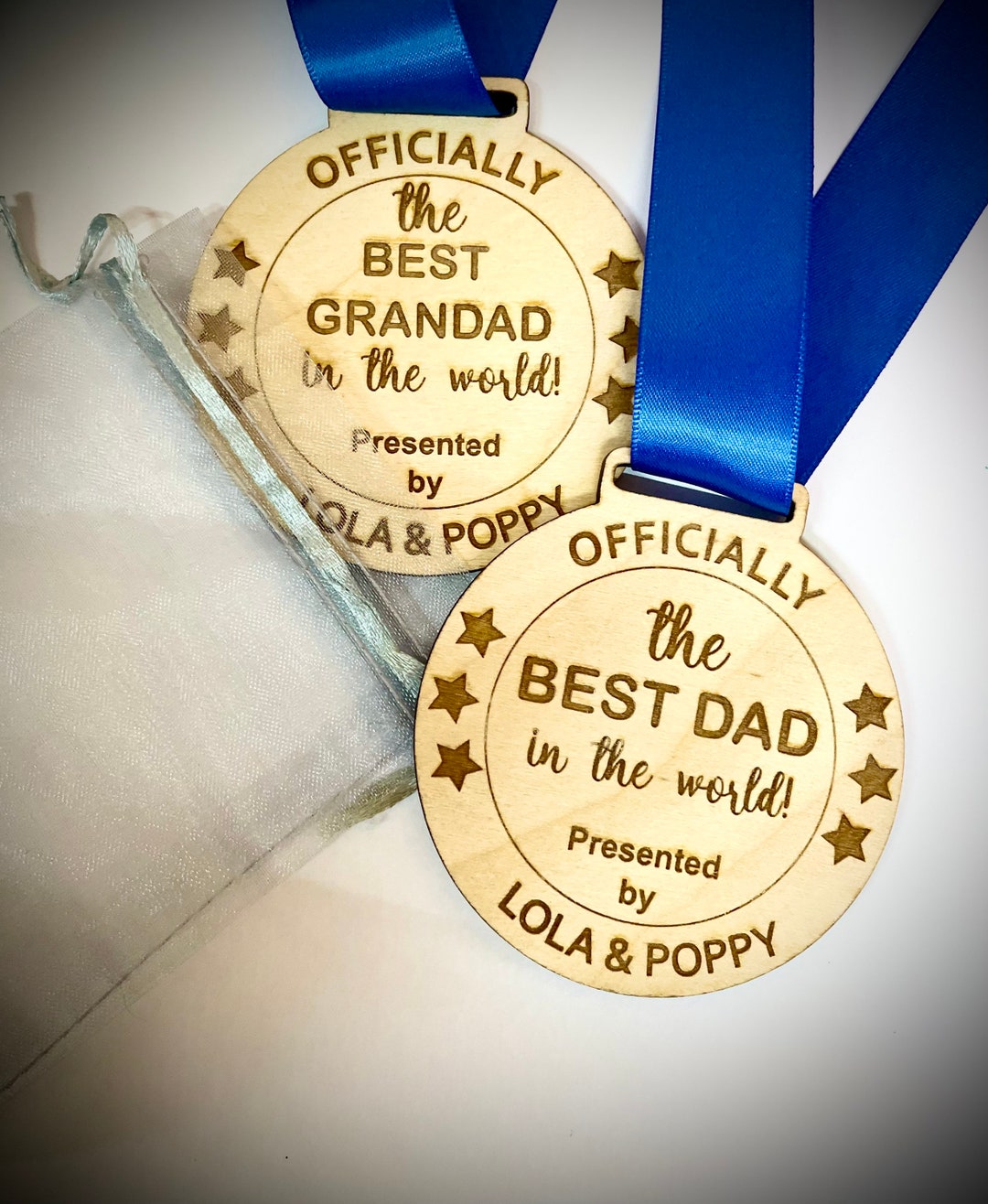 Wooden Best Dad Medal. Father’s Day Medal. Father’s Day Gift for Dad or ...