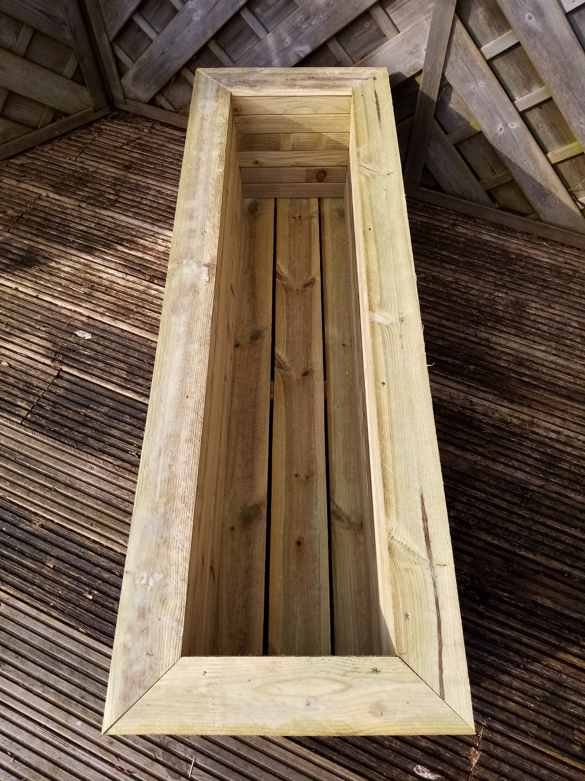 The Saintbury Rustic Large Rectangular Block Tanalised Wood | Etsy UK