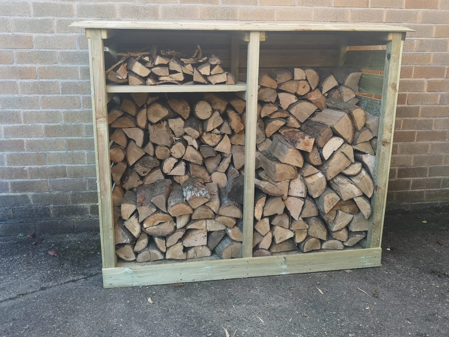 The Stanway Handmade Double Bay Rustic Log Store Tanalised - Etsy