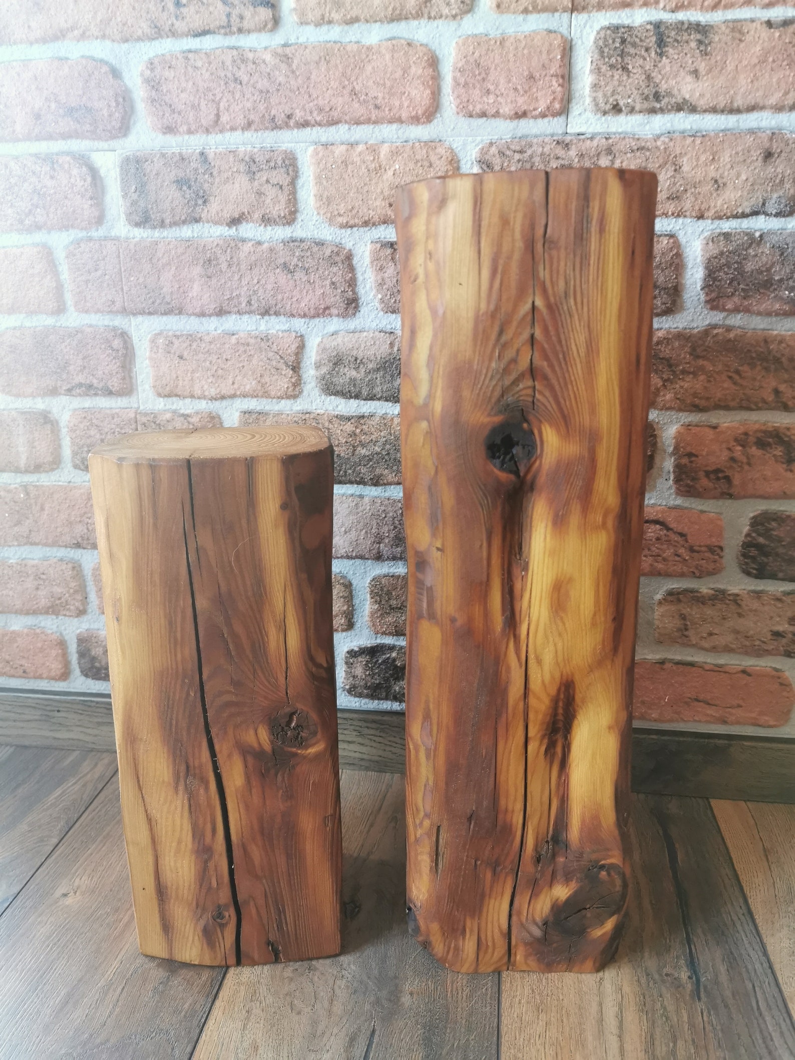 Solid Wood Block Wooden Column Decoration Old Wood - Etsy UK