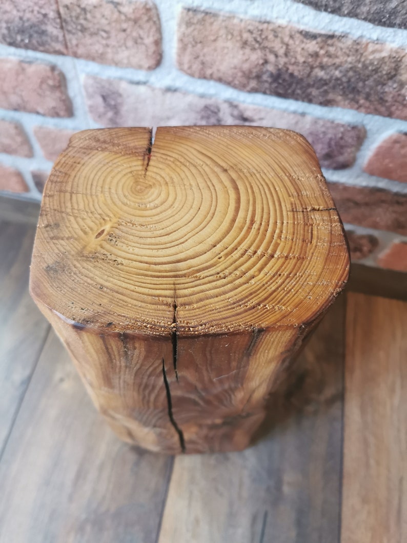 Solid wood block wooden column decoration old wood wind | Etsy