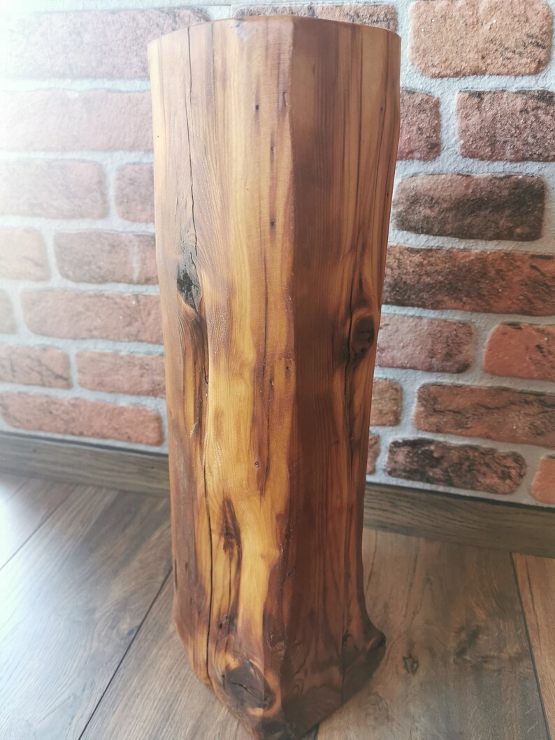 Solid wood block wooden column decoration old wood wind | Etsy