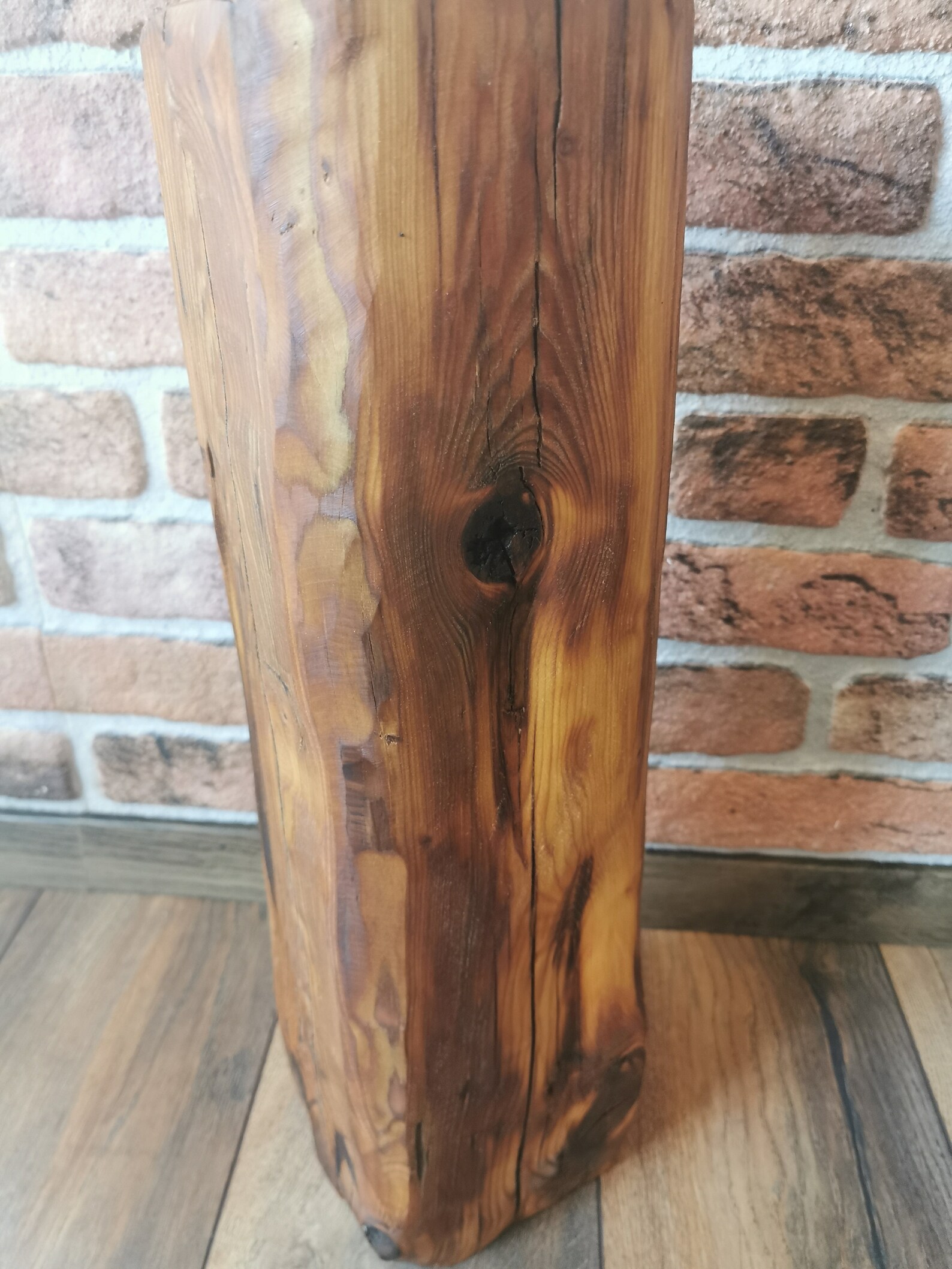 Solid wood block wooden column decoration old wood wind | Etsy