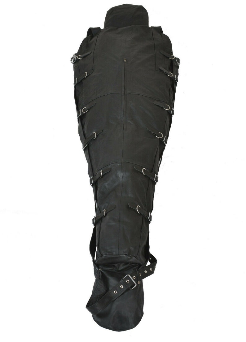 Genuine Leather Sleepsack Bodybag/hood Sensory Deprivation - Etsy