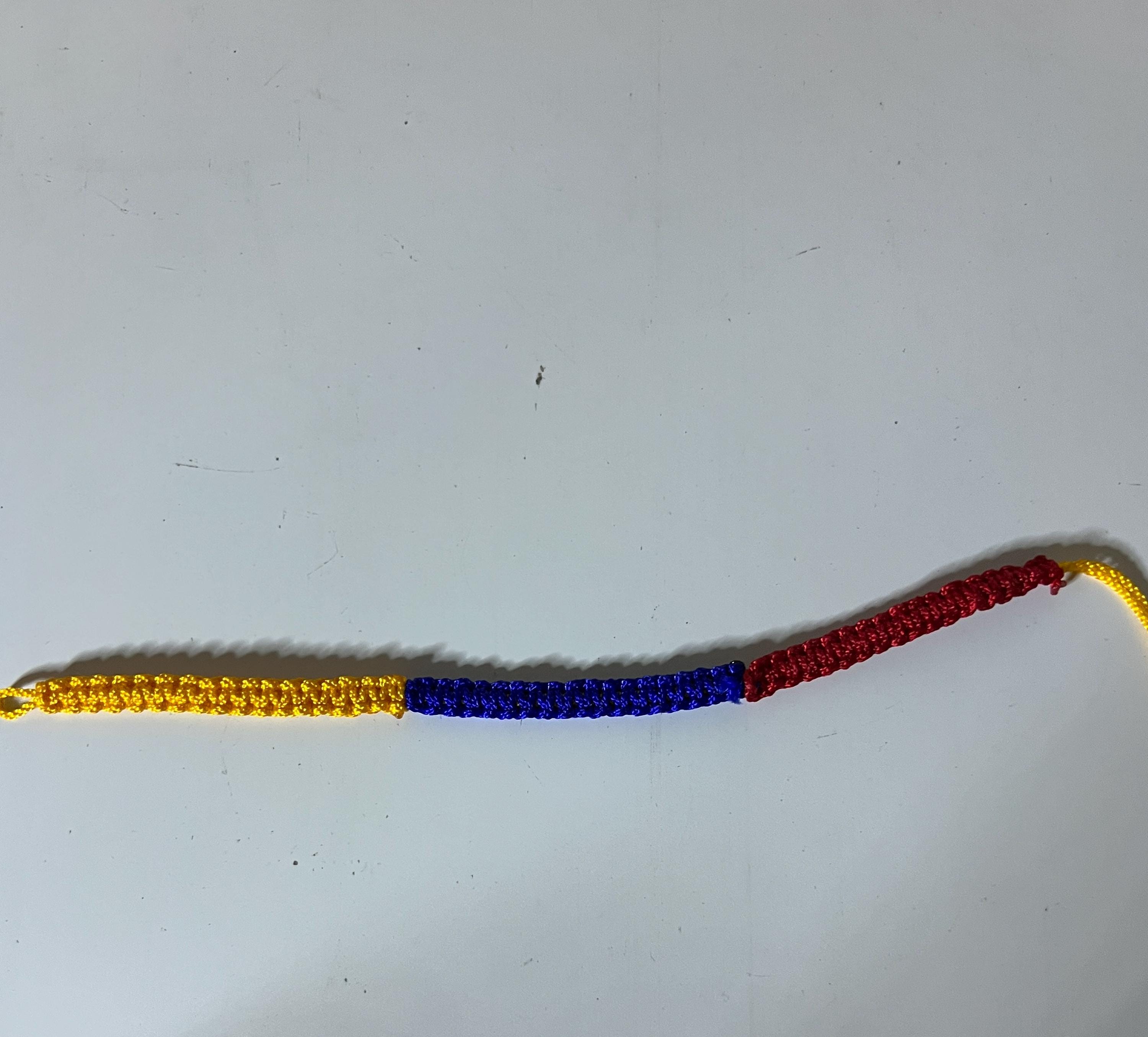 Colombian Bracelet, Manillas Colombianas Colombian Flag Color Bracelet ...