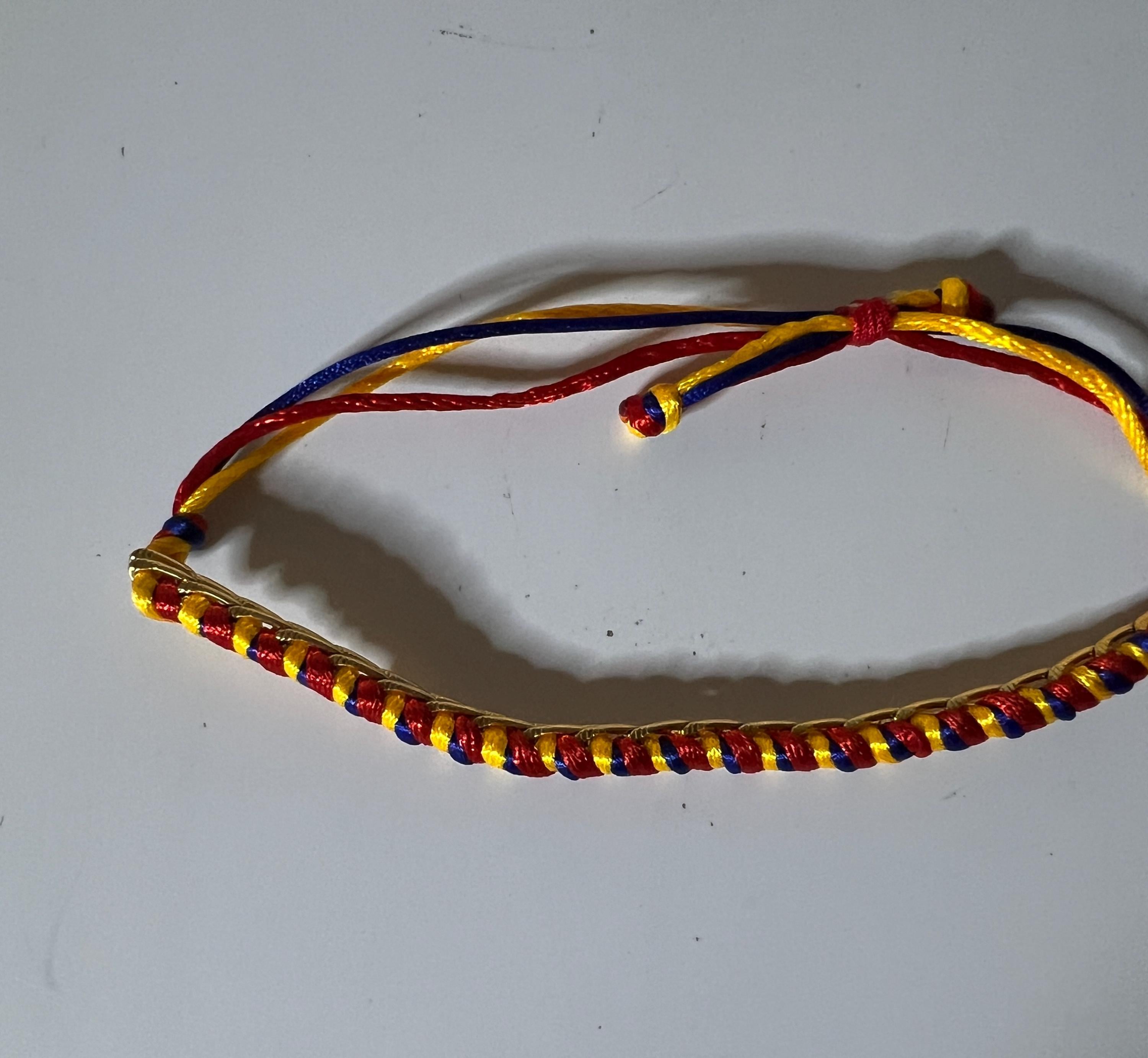 Colombian Bracelet, Manillas Colombianas Colombian Flag Color Bracelet ...