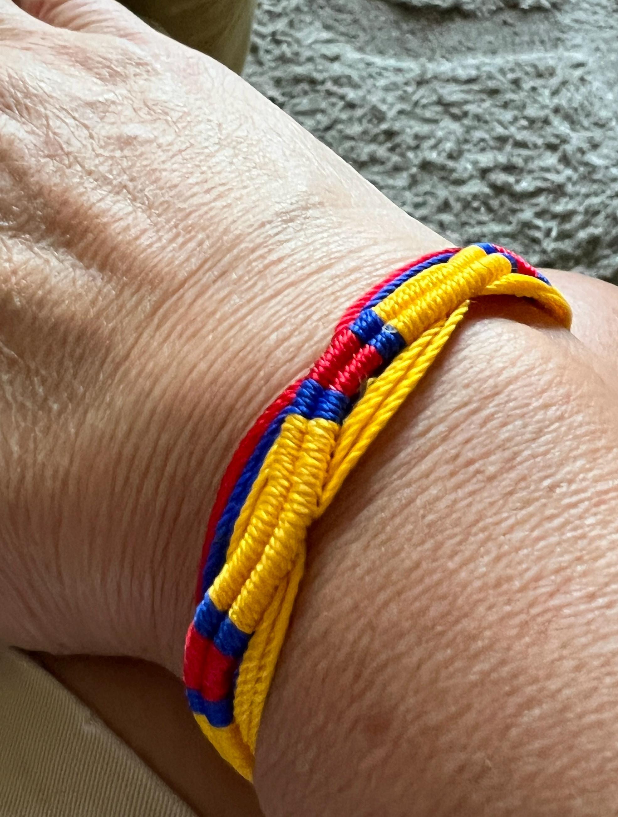 Manillas Colombianas, Colombian Bracelet, Handmade Colombia Bracelet - Etsy
