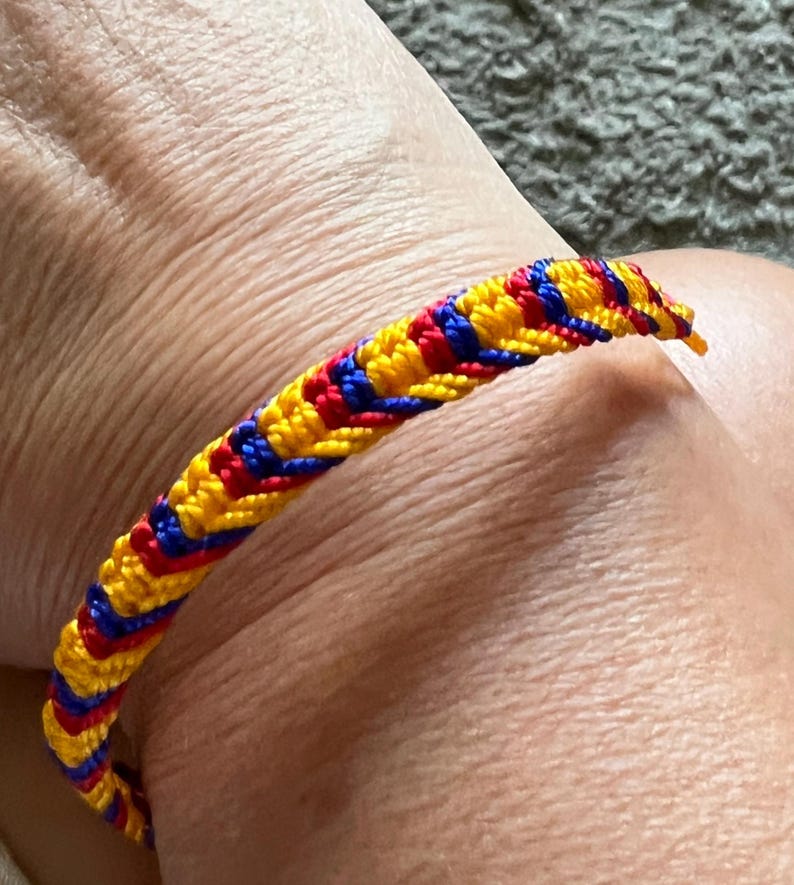 Manillas Colombianas, Colombian Bracelet, Handmade Colombia Bracelet - Etsy