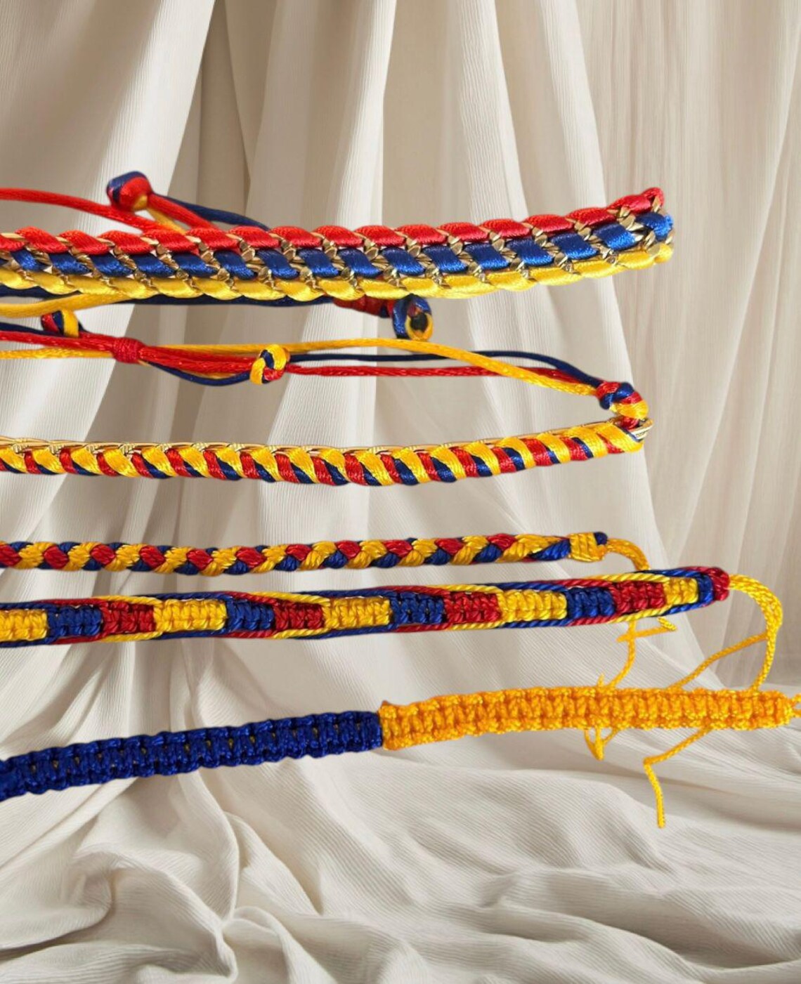 Colombian Bracelet, Manillas Colombianas Colombian Flag Color Bracelet ...