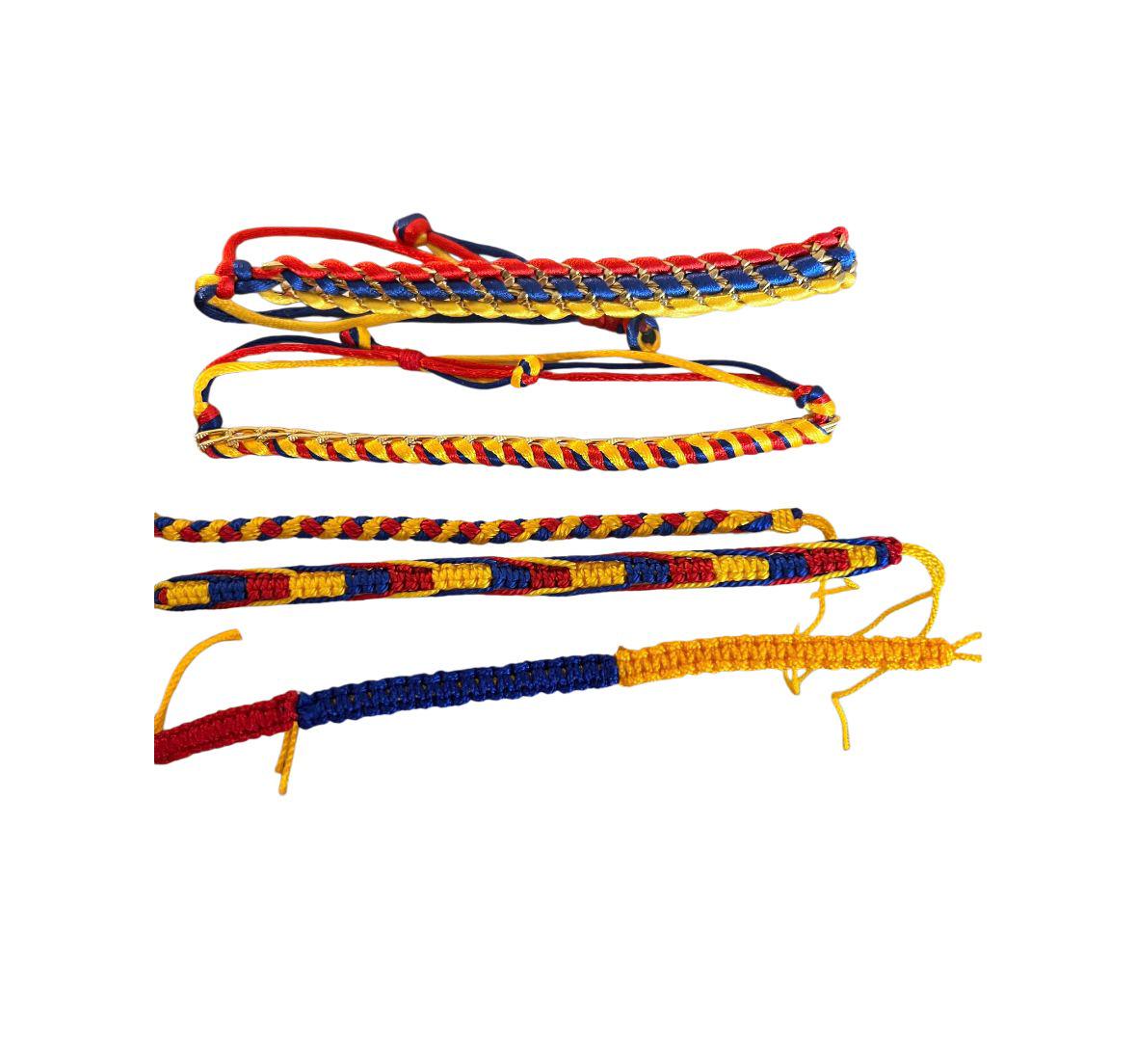 Colombian Bracelet, Manillas Colombianas Colombian Flag Color Bracelet ...