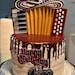 Cake Topper Acordeon, Sombrero Voltiao, Traditional Colombia Cake ...