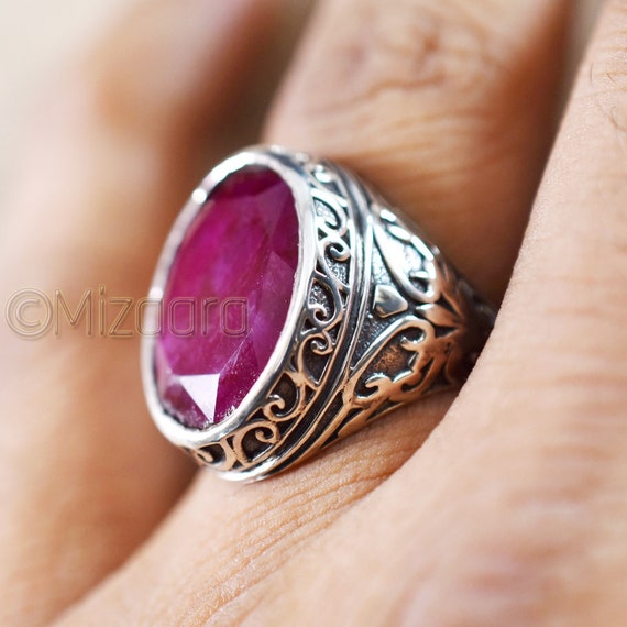 Silver Irani Ruby Ring | atelier-yuwa.ciao.jp
