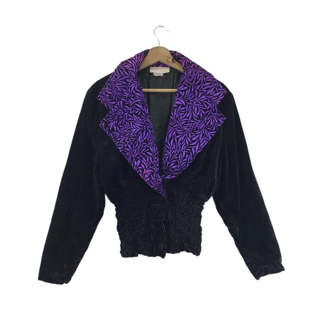 MICHELE POUR Maick Harold France Black Coat Jacket - Etsy