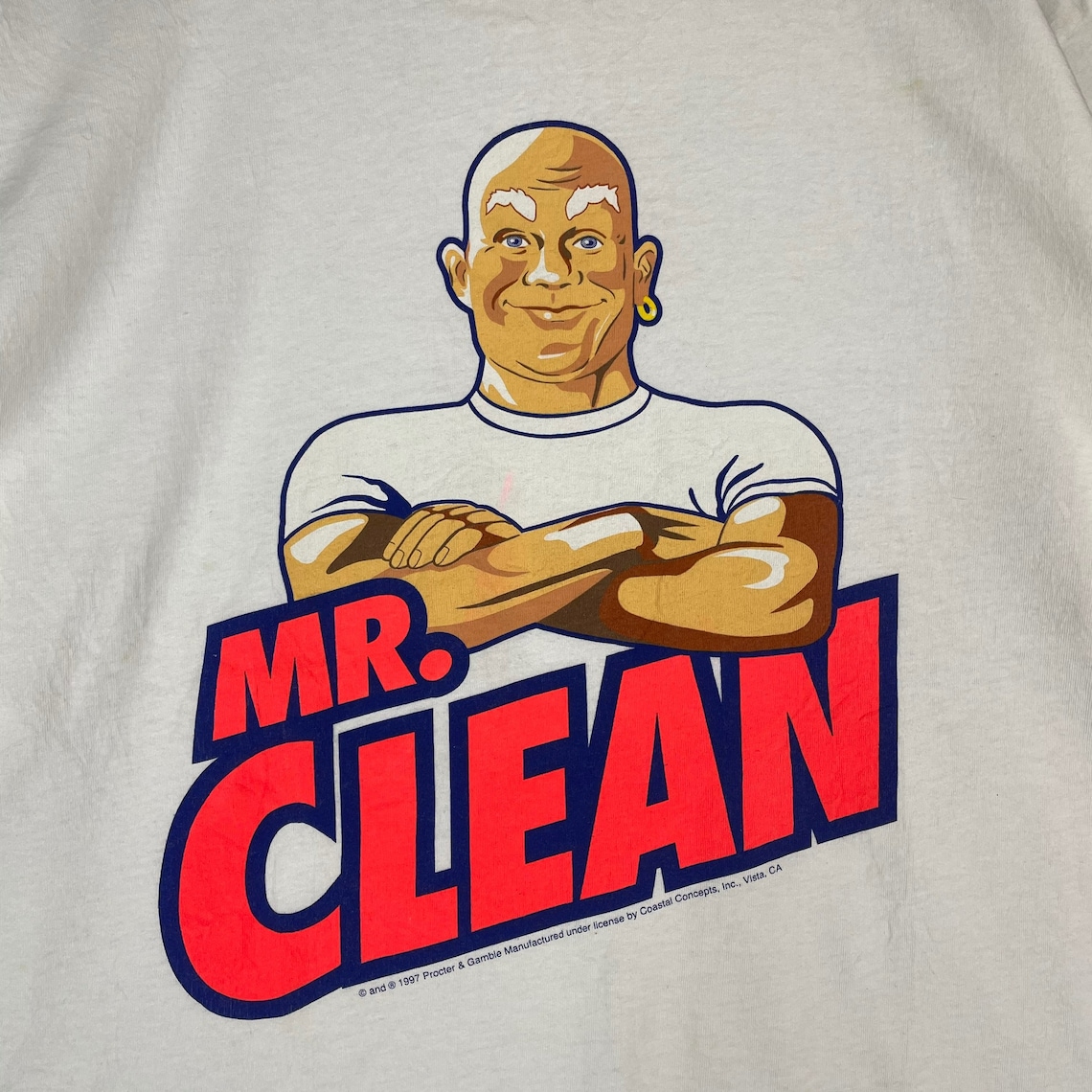 Vintage 90s MR. CLEAN Cleaning Products Memorabilia White T | Etsy