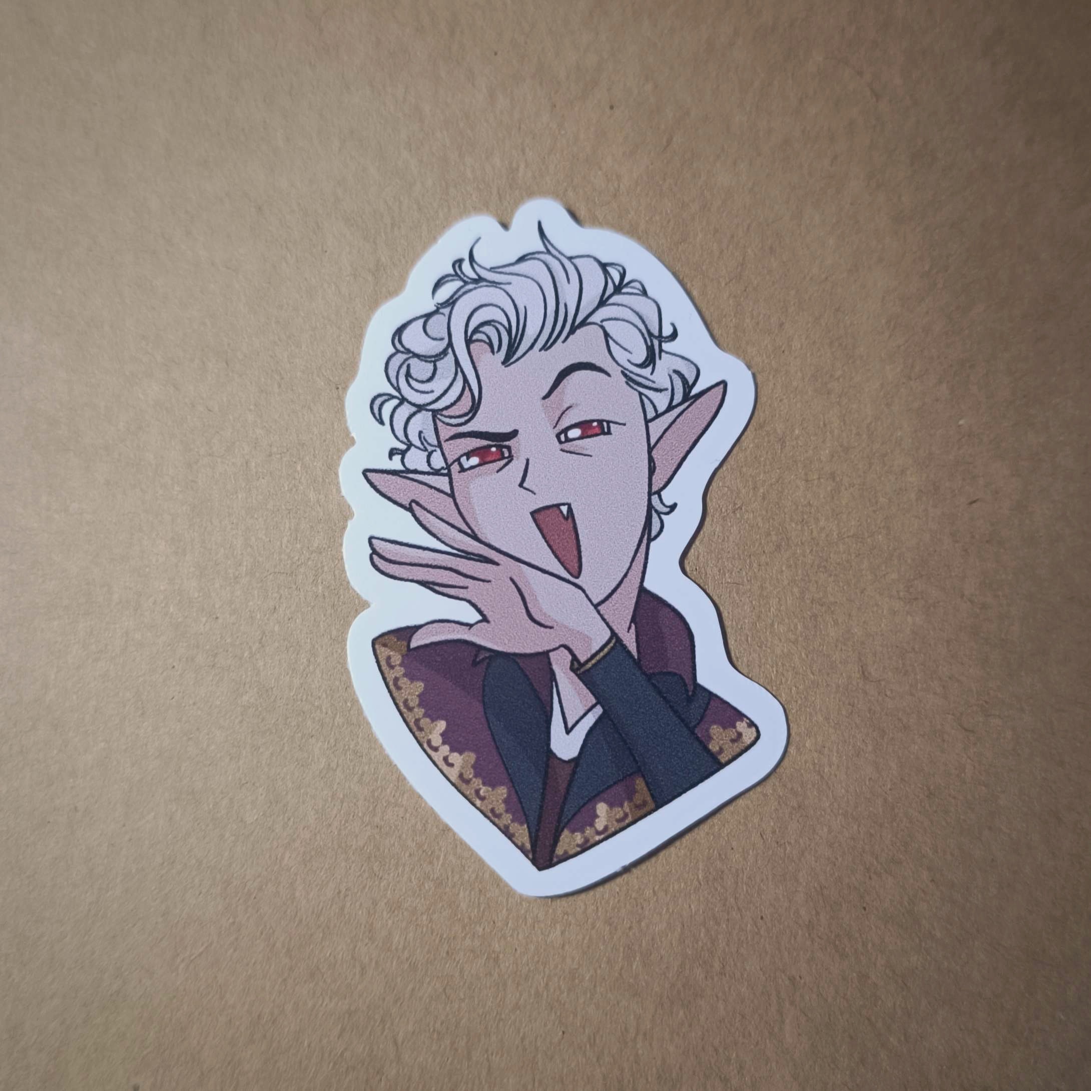 Astarion Haughty Anime Laugh Sticker Baldurs Gate 3 - Etsy