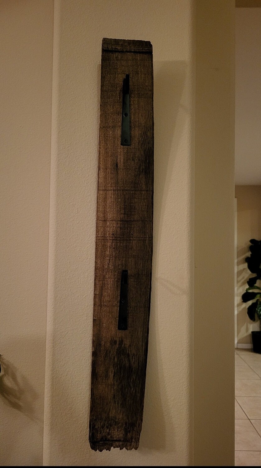 Whiskey Barrel Slat With 2 Lighted Mason Jar W/ Coral Orange Daisy ...